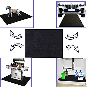 Xinpuerda Under Sink Mat Liner,Waterproof Cabinet Protector for Kitchen and Bathroom,Anti Slip, Waterproof, Easy to Cut, Easy to Clean and Quick Dry ((24" x 59"))