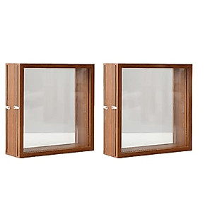 Cumuiu Shadow Box Frame Display Dried Flowers Frame Double Sided Plant Specimen Frame for Pressed Flowers Dried Leaf (6" x 8")