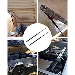 YUANTUO 28" 300Lb Gas Struts Spring Shocks, 1335N Lift Support for Super Heavy-Duty Sled Trailer Tonneau Cover Trap Door Murphy Bed Truck Cover, SF280M300