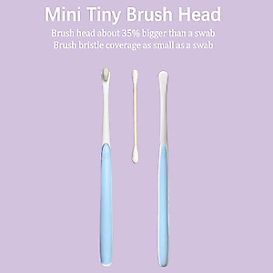 JGocot Small Dog Toothbrush,|Micro Brush Head|Nano Bristle|Soft Pet Toothbrush for Sensitive Gum&Teeth, Dog Teeth Cleaning Kit for Puppy, Kitten, Cats&Miniature Toy Size Dogs