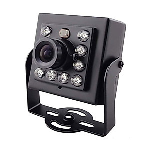 Qcwox HD 1/3 Super CCD 1000TVL 3.6mm 10pcs IR LEDs Mini CCTV Security Camera Surveillance