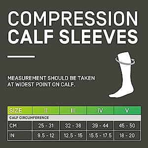 The Run Calf Sleeves 4.0, Blue, Men, III