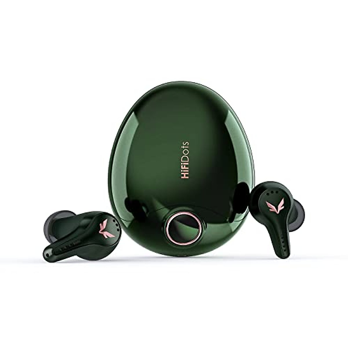 mifo FiiTii HiFiDots Active Noise Cancelling Wireless Earbuds, aptX Lossless Sound Quality Bluetooth Earbuds QC3071 with APP for Custom EQ, Bluetooth 5.3, IPX7 Waterproof Earbuds with Fast Charging