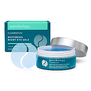 Patchology Restoring Eye Gel Patches with Retinol & Collagen - Eye Masks for Dark Circles, Puffy Eyes & Wrinkles - Anti-Aging Overnight Eye Pads Set - Brighten Skin Care for Eye Bags (30 Pairs)