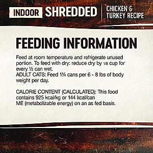 Wellness CORE Hearty Cuts Natural Grain Free Wet Canned Cat Food, Whitefish & Salmon, 5.5-Ounce Can (Pack of 24)