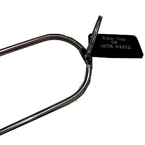 Zahn Viscosity Cup 5# Zahn Cup Viscosity Cup Viscometer Flow Cup 5# with #5 Cup Stainless Steel Volume 44ml Zahn Cup Size 4 Pore Size 5.41mm