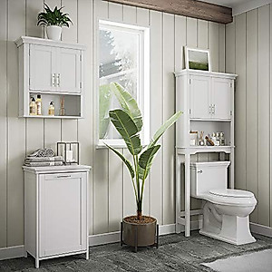 Somerset Tilt-Out Laundry Hamper, White