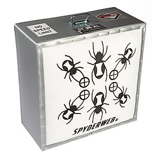 SpyderWeb ST24XL-Crossbow Archery Target for 500 FPS or More-24x24x16-Field Tip Only-No Speed Limit Stopping Power