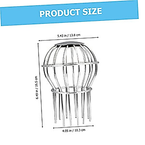 YARNOW 2 pcs Stops Rooftop Line to Guard Downspout Cap Outdoor Cover Steel Stainless Strainer Blocking Gutter Roof Other Pipe Extensions Floor Leaf Tool Leaves Clogging Anti- Down Drain