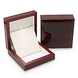 WUSHAOHE To My Granddaughter Interlocking Heart Necklace To My Granddaughter Gifts Granddaughter Birthday Gifts Graduation Gift(Red Led Box)