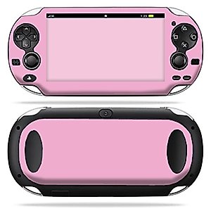 MightySkins Skin Compatible with PS Vita PSVITA Playstation Vita Portable wrap Sticker Skins Solid Pink