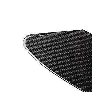TFNBNG Carbon Fiber Decoration Trim for Electric Car Charging Port Fit for Tesla Model S