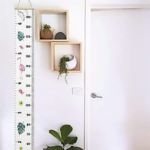 Baby Growth Chart,Canvas Height Measurement Ruler,Hanging Ruler Wall Decor Ruler for Kids Wall Decor Baby Nursery Decoration,Great Baby Shower Christmas Gift 79" x 7.9"