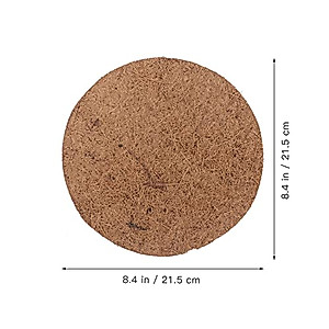 Ipetboom 10Pcs Bird Nesting Pads, Palm Pigeon Breeding Nests Chicken Nesting Pads Birds Nest Mat Egg Pad for Bird Chicken Nesting and Breeding, 21.5x21.5x0.8