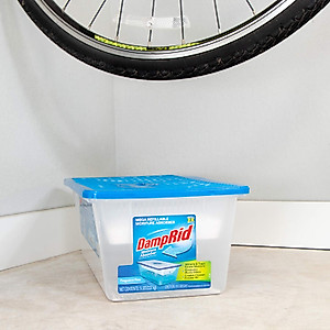 DampRid - Fragrance Free Mega Refillable Moisture Absorber - (5 lb.) - Traps Moisture in Basements & Large Areas for Fresher, Cleaner Air
