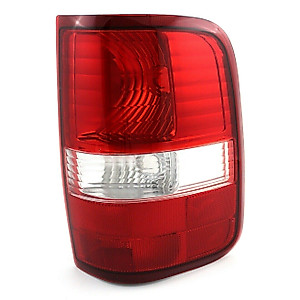 UPPARTS Tail Light Assembly Replacement For 2004 2005 2006 2007 2008 Ford F150 Passenger Side - DOT, ISO Compliant - Includes Lens and Housing - Direct Fitment - Rear Brake Light Replacement