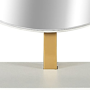 BAMACAR Makeup Vanity Desk with Mirror, 4 Drawers 3 Shelves Chair, White Vanity Mirror with Storage Desk and Chair, Bedroom Vanity, Adult Makeup Vanity, Beauty Vanity Desk with Drawers, Makeup Table