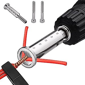 Wire Twisting Tool, Wire Stripper and Twister, Wire Terminals Power Tools for Stripping and Twisting Wire Cable, Quick Connector Twist Wire Tool for Power Drill Drivers