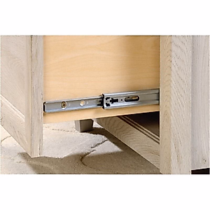 Pemberly Row Executive Desk in Chalked Chestnut