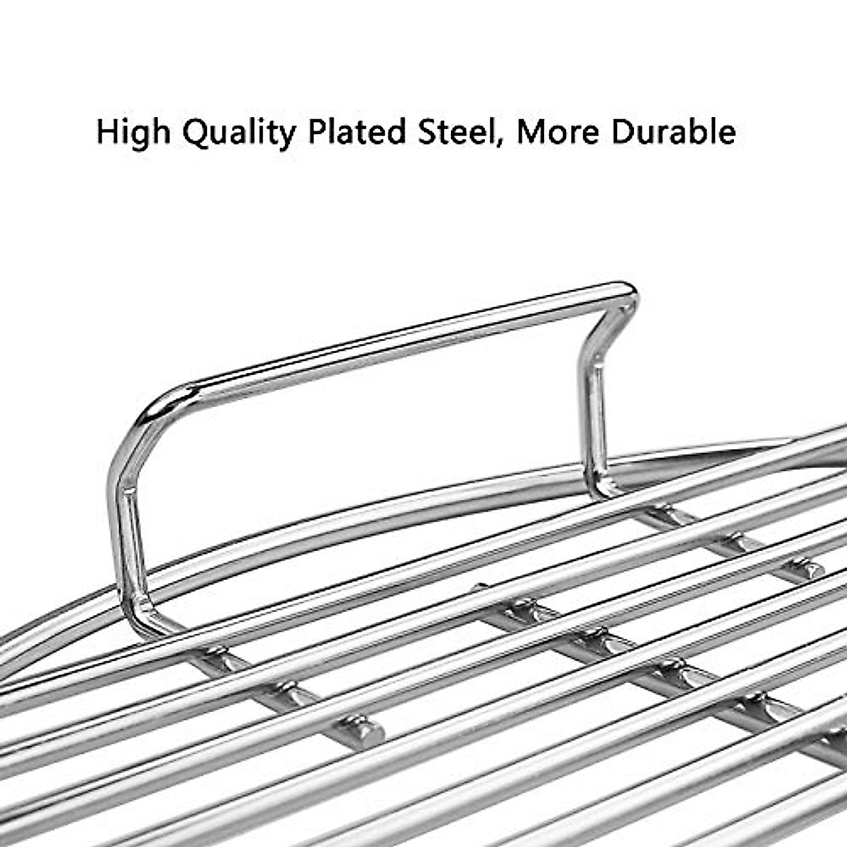 Hisencn 7432 Cooking Grid, 85042 Lower Grate, 63013 Charcoal Grates for Weber 18-inch Smokey Mountain Cooker, Charcoal Smoker Grill