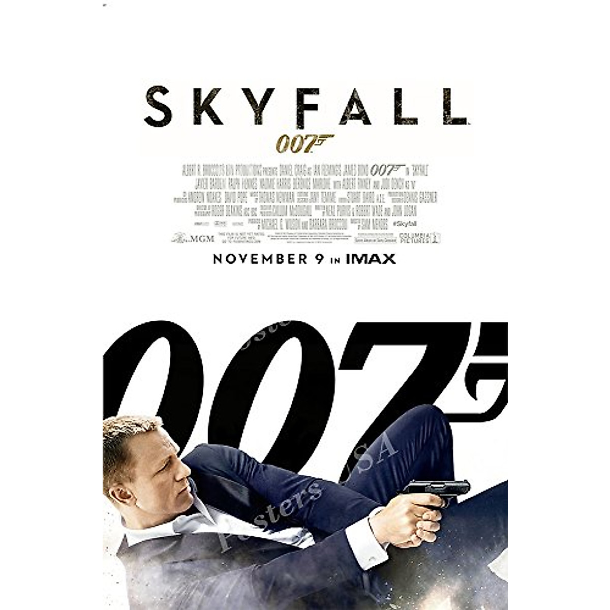 Posters USA 007 Skyfall James Bond Movie Poster GLOSSY FINISH - MOV208 (24" x 36" (61cm x 91.5cm))