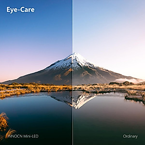 INNOCN 32" Mini LED 4K UHD 3840 x 2160 Computer Gaming Monitor 144Hz 1ms IPS HDR1000 HDMI 2.1 Monitor, 99% DCI-P3, USB Type-C Connectivity, Pivot/Height Adjustable Stand - 32M2V