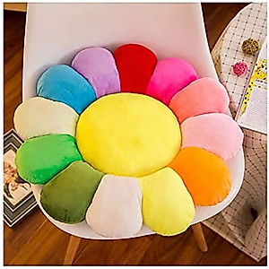 18" Flower Shaped Seating Cushion Sofa Chairs Floor Pillow for Kids Girls Reading Nook Watching TV Bed Room Decoration