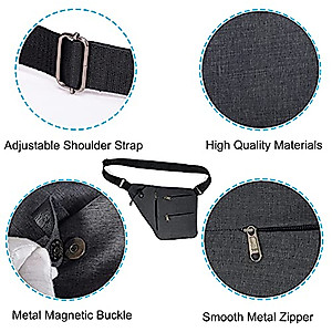 Strangefly Slim Sling Bag Anti-Theft Personal Pocket Bags Chest Side Body Backpack Compact Small Single Crossbody Shoulder Daypacks for Men Women (Black)