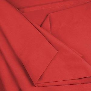 4-Piece BedSheets Set-800 Thread Count-100% Cotton Bedding Set for Queen Size Bed-Long Staple Cotton Soft Sateen Weave, Fits Upto 24'' Deep Pockets Fitted Sheet-Red