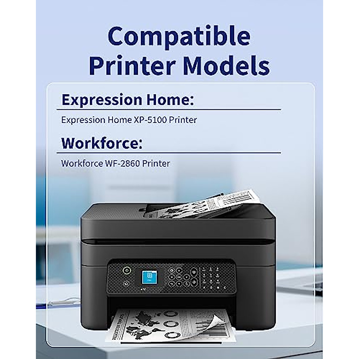 202XL Ink Cartridges Remanufactured Replacement for Epson 202 Ink Cartridges Multipack T202XL T202 to use with Workforce WF-2860 Expression Home XP-5100 Printer (1 Black, 1 Cyan, 1 Magenta, 1 Yellow)