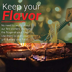 Fire Starter, 70 Pieces. Natural Fire Starters for Fireplace, Charcoal Starter, Charcoal Fire Starter for Campfires, Grill Starter, Wooly Wood BBQ Fire Starters for Grill. All Weather.