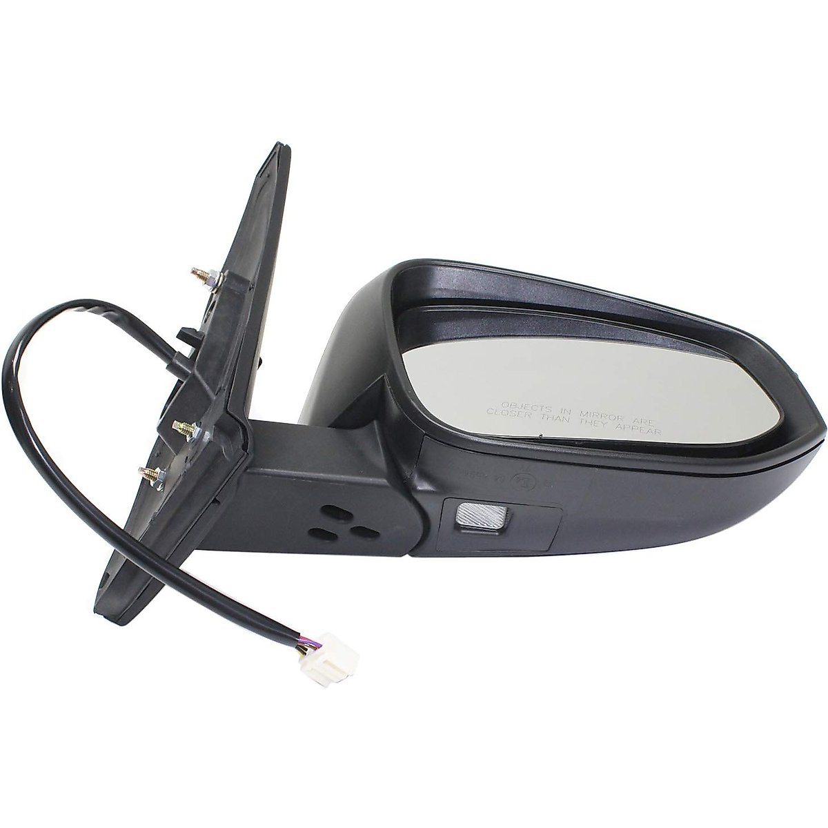 Kool Vue Passenger Side Power Heated Mirror for Toyota 4Runner 2014-2018 With Signal Light & Puddle Lamp Paintable