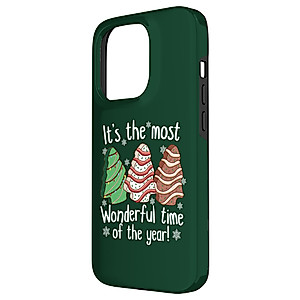 iPhone 15 Pro Christmas Tree Cakes The Most Wonderful Time of the Year Case