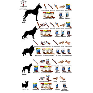 Natural Cravings Steer Stix Bully Sticks Dog Chews | 20-22 Sticks, 12 oz. Bag | Product of USA - Odor Free