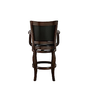Boraam Jones 31" Swivel Bar Stool-Cappuccino, 29-Inch, 1-Pack