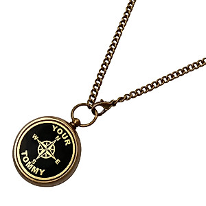 PORTHO Your Tubbo and Your Tommy friendship necklaces| Gifts for her, him, friends| Locket compass pair| myct, dream smp, funart, mine-craft| Tommy Tubbo keyring set FREE