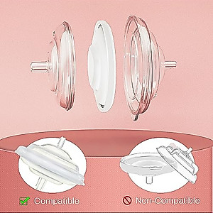 PumpMom Pump Parts for Spectra S1 Spectra S2 Spectra 9 Plus, Compatible with Spectra Duckbill Valve and Silicone Membrane Replace Spectra S2 Replacement Parts Not Original Spectra Pump Parts