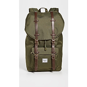 Herschel Little America Laptop Backpack, Ivy Green/Chicory Coffee, Classic 25.0L