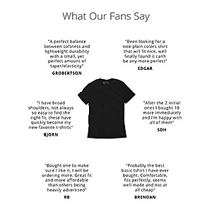 INTO THE AM Premium Mens Fitted Crew Neck Essential Tee Shirt Modern Fit Fresh Classic (Black, Large, Short Sleeve)