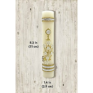 Angelitos de Mexico Candle for First Communion - Cirio para Primera Comunion