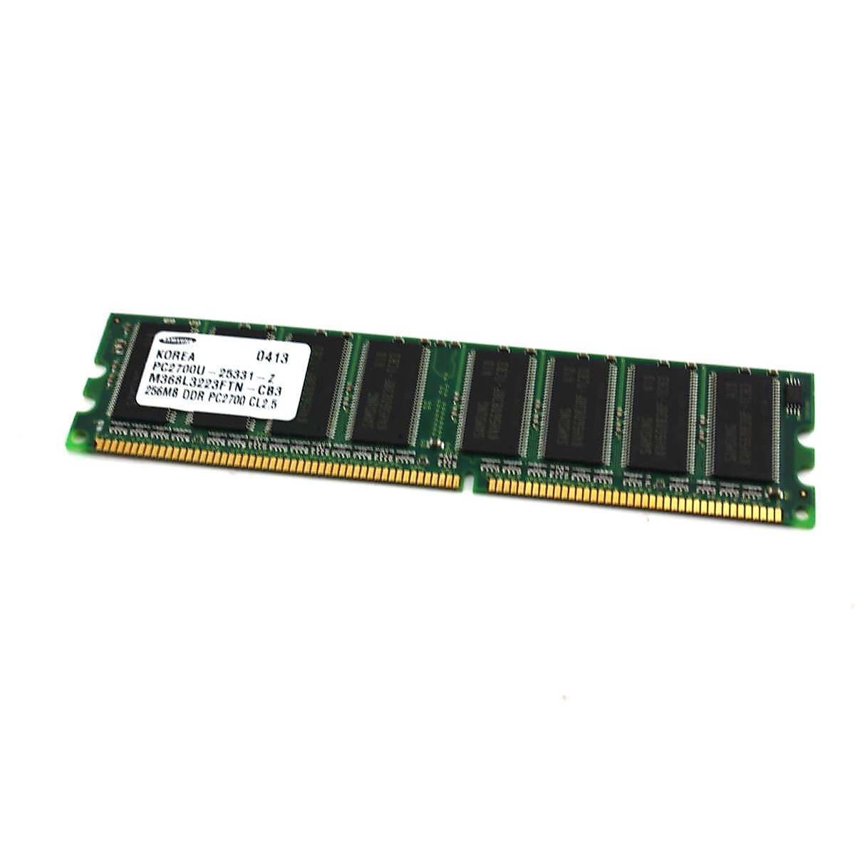 Samsung Genuine PC2700U-25331-Z Computer Memory Desktop 256MB DDR PC2700 CL2.5 M368L3223FTN-CB3
