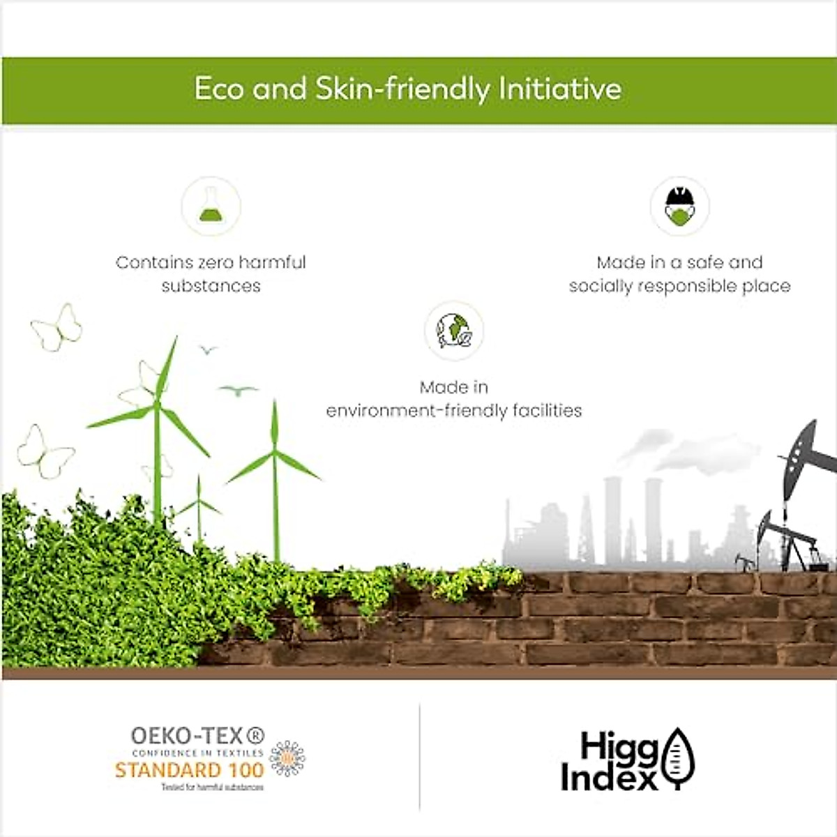 SUPREME ELEGANCE Hotel Luxury Cotton Blend Mist Gray Sheet Set Queen Size, 1200 Thread Count Ultra Soft Sateen Sheet Set, Moisture Wicking & Wrinkle Resistant, Easy Care Fall Bedding Set