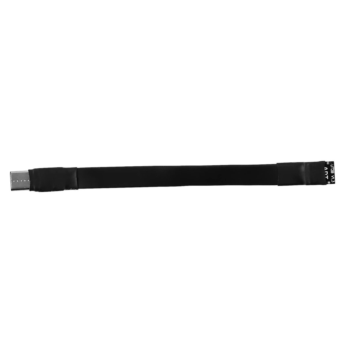 Dciustfhe USB 3.1 Type C to Type C Extension Cable 90 Degree FPC FPV Ribbon Flat USB C Cable 3A 10Gbps EMI Shielding,10cm