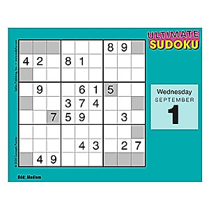 2021 Ultimate Sudoku Boxed Daily Calendar