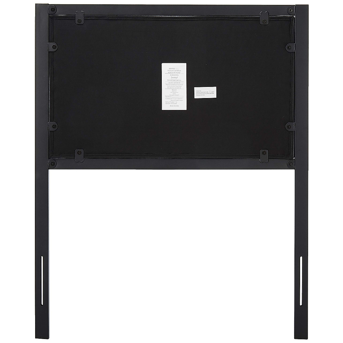 ZINUS Anuar Upholstered Headboard Channel Stitched Upholstery, Easy Assembly, Twin, Gray