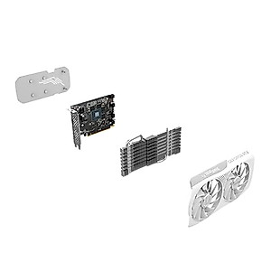 ZOTAC Gaming GeForce RTX 4060 8GB Twin Edge OC White Edition DLSS 3 8GB GDDR6 128-bit 17 Gbps PCIE 4.0 Compact Gaming Graphics Card, ZT-D40600Q-10M