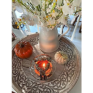 Peek Product Designs Adjustable Candle Topper for Jar Candles - Paisley - Candle Cover Shade Sleeves Candle Lid