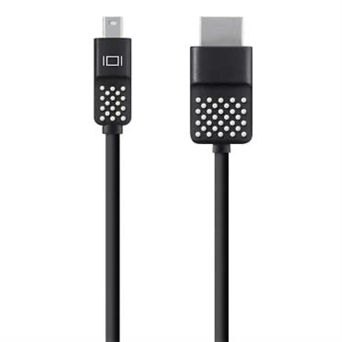 Belkin Mini Displayport to HDMI Cable 6ft - Compatible with 4k Monitors - HDMI to Displayport Cable - Connect TV & Monitors to MacBook Pro, Surface Pro & More (Black/White)