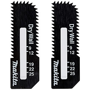 Makita High Carbon Steel B-49703 Drywall Cut-Out Saw Blade compatible with Carbon Steel (2 Pack)