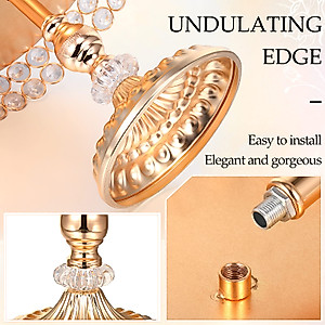 6 Pieces Gold Cake Stand Gold Round Dessert Stands Dessert Table Display Cupcake Display Stands Cake Pedestal Holder for Baby Shower Wedding Birthday Celebration Party Home Decor